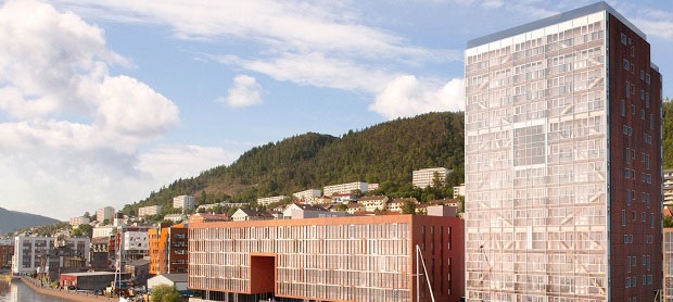 Fransk treindustri besøkte Treet | Norske Boligbyggelag